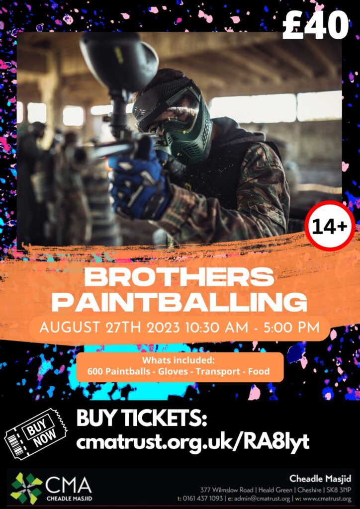 Brothers Paintballing - Cheadle Masjid