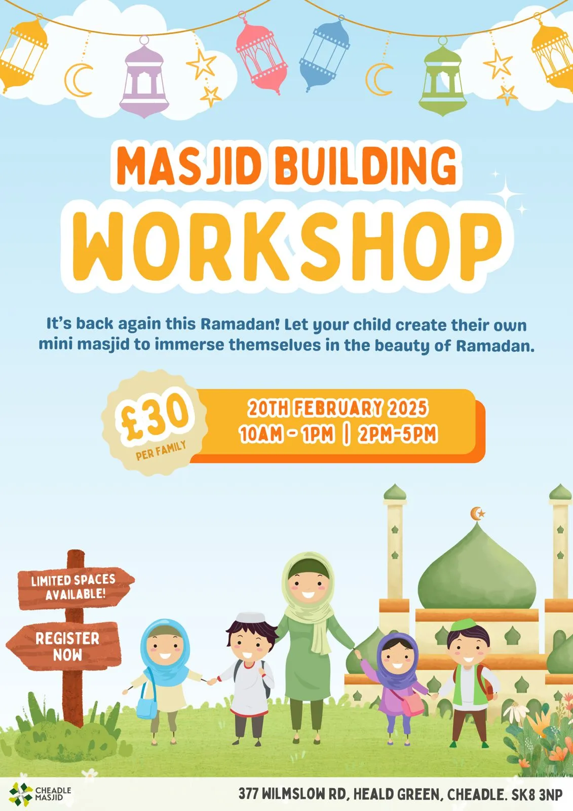 Kids Masjid Building Workshop - Cheadle Masjid